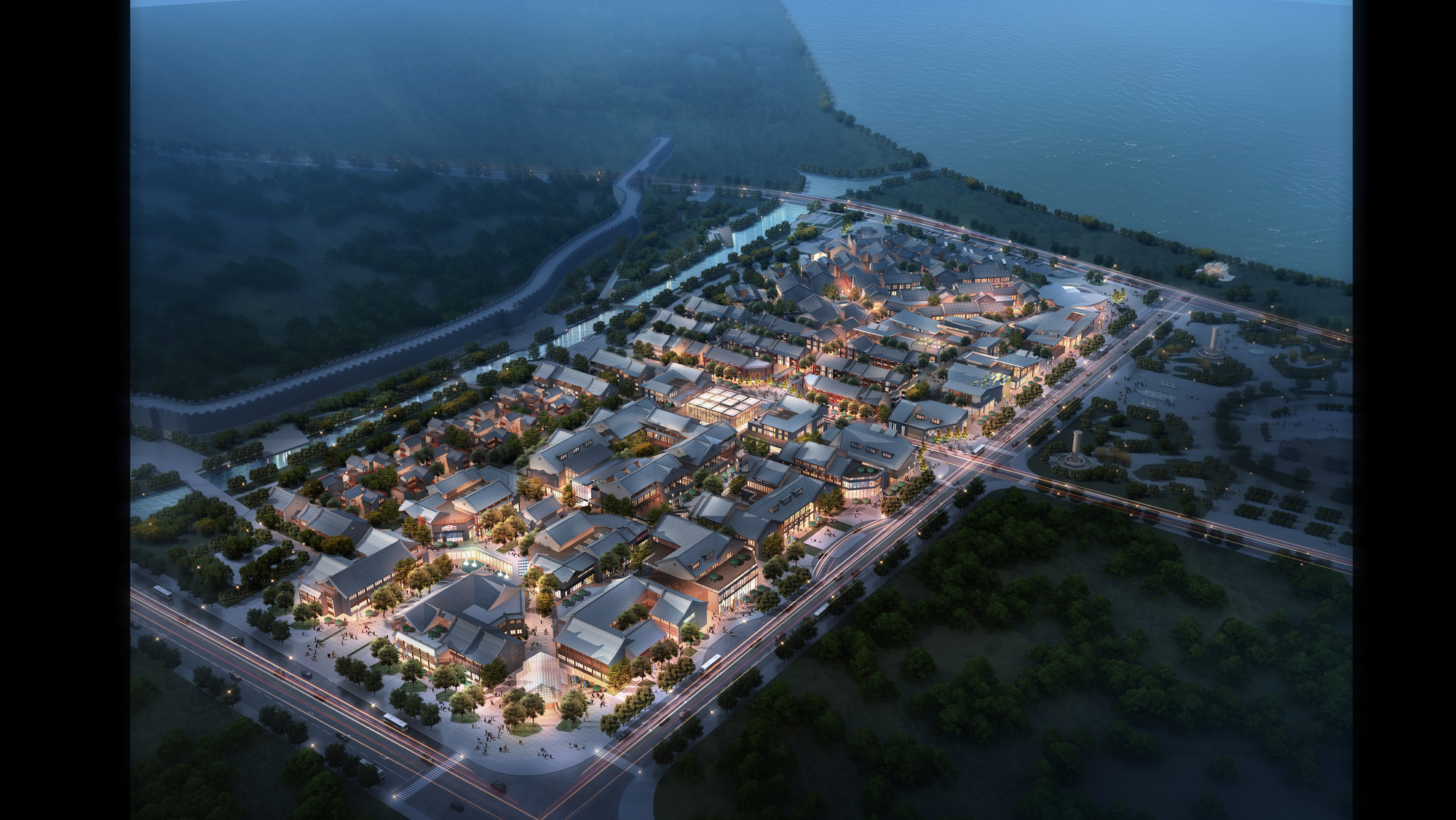 Commercial Street Planning Design, Penglai | dwp